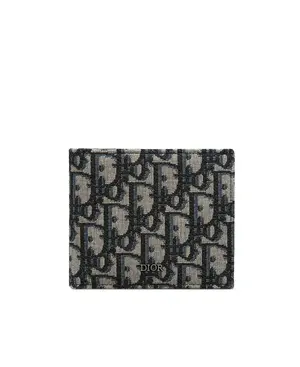 Dior Compact Wallet - Black