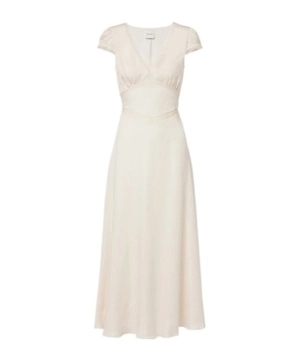 Posse Perla Lace-trimmed Midi Dress - White
