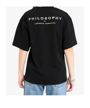 Philosophy Di Lorenzo Serafini Crewneck T-shirt - Black