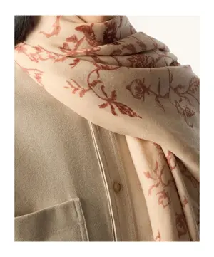 Loro Piana Albero Della Vita Maxi Stole