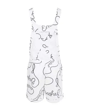Emporio Armani Sleeveless Playsuit With Logo Print