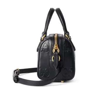 Gucci Gg Embossed Leather Mini Bag