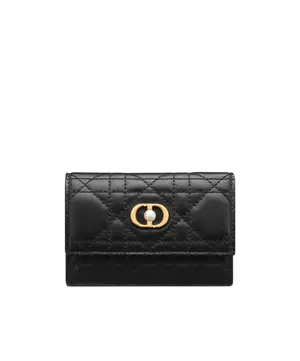 Dior Jolie Glycine Wallet - Black