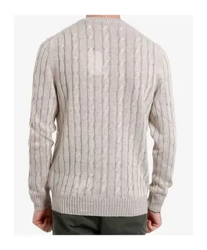 GRAN SASSO Long-sleeved Sweater With Round Neck And Ribbed Accents
