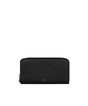 Dior Long Zipped Wallet - Black