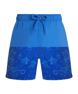 Vilebrequin Turtle-print Swim Shorts - Blue