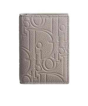 Dior Bifold Card Holder - Gray