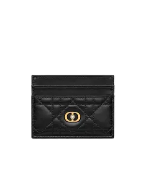 Dior Jolie Freesia Card Holder - Black
