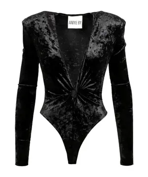 ANIYE BY Long Sleeve Jumpsuit - Black
