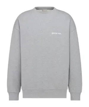 Dior Tag Sweatshirt, Oversized-fit - Grey