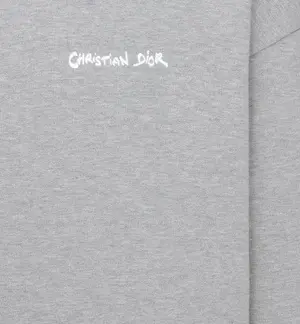 Dior Tag Sweatshirt, Oversized-fit