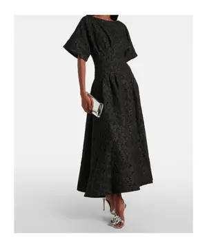 Simkhai Rosalie Jacquard Midi Dress