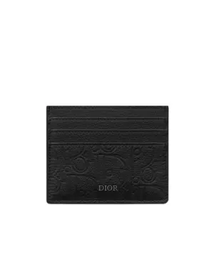 Dior Card Holder - Black