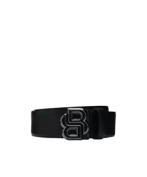 Hugo Boss Logo Buckle Belt - Black