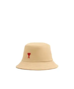 AMI Paris De Coeur Embroidered Bucket Hat