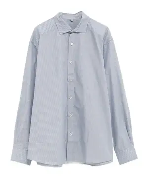 BASERANGE Striped Shirt - Gray