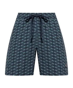 Moose Knuckles Monogram-pattern Swim Shorts