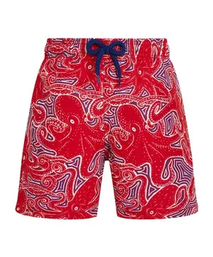 Vilebrequin Drawstring Swim Trunks - Red