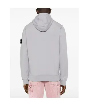 Stone Island Logo Patch Drawstring Hoodie
