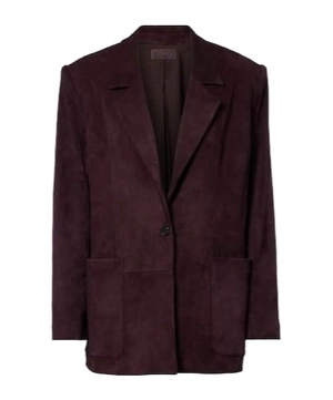 Stouls Berliner Suede Blazer - Black