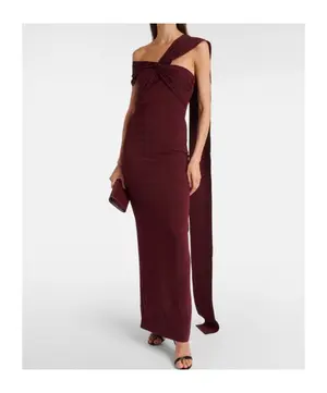 Roland Mouret Draped Cady Gown