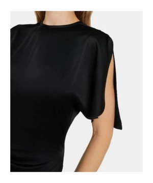 Victoria Beckham Isabella Gathered Satin Gown