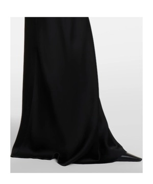 Victoria Beckham Isabella Gathered Satin Gown