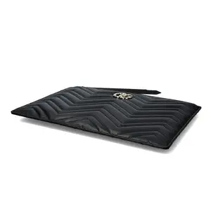 Gucci Gg Marmont Quilted Leather Pouch