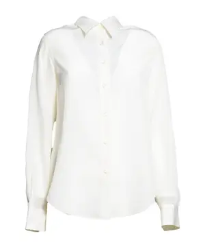 Aspesi Buckle Long-sleeved Shirt - White