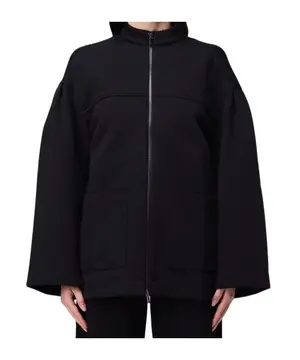 Max Mara Long-sleeved Casual Jacket - Black