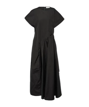 Co Pleated Dress - Black