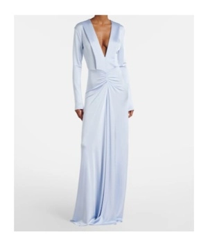 Victoria Beckham Gathered Jersey Gown