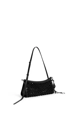 Alaïa Small Le Click Macramé East-west Bag