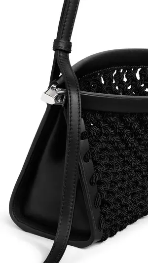 Alaïa Small Le Click Macramé East-west Bag