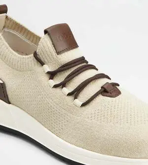 TOD'S Sock Sneakers In Technical Fabric And Leather