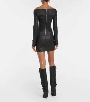 DION LEE Hinge Tie Blouse