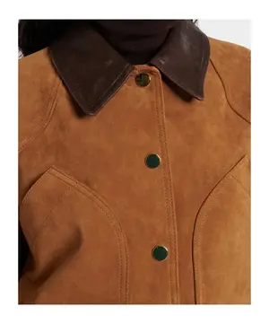 Veronica Beard Walters Suede Field Jacket