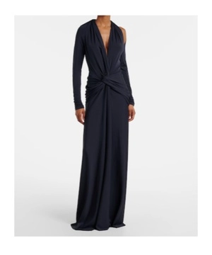 Victoria Beckham Gathered Jersey Gown