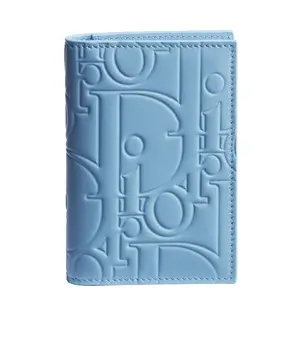 Dior Bifold Card Holder - Blue