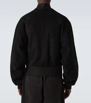 ENTIRE STUDIOS Suede Bomber Jacket