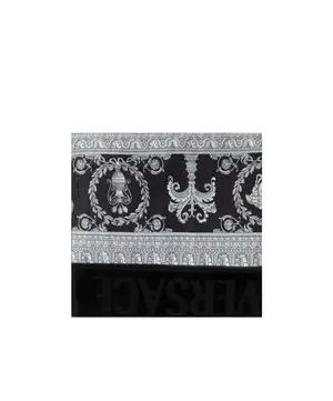 Versace Pattern Towel - Black