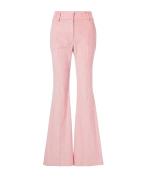 Gabriela Hearst Ianthe Cotton Corduroy Flared Pants - Pink