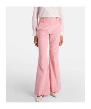 Gabriela Hearst Ianthe Cotton Corduroy Flared Pants - Pink