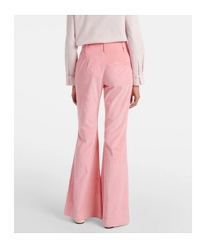 Gabriela Hearst Ianthe Cotton Corduroy Flared Pants - Pink