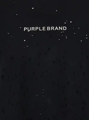 PURPLE BRAND Ripped T-shirt