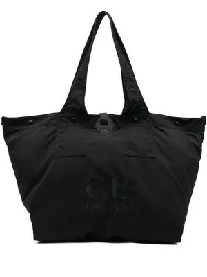 C.P. COMPANY Logo Embroidered Tote Bag