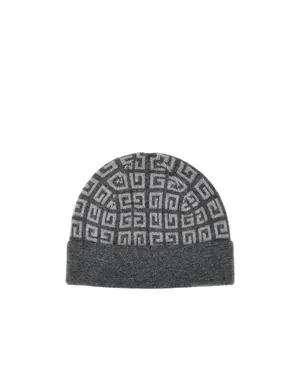 Givenchy All-over Logo Embroidered Knitted Beanie