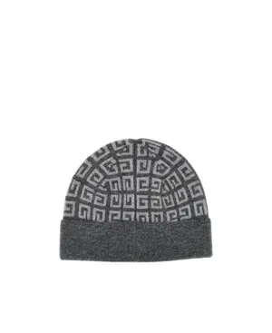 Givenchy All-over Logo Embroidered Knitted Beanie