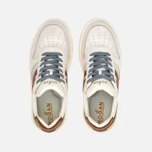 Hogan Logo Patch Lace-up Sneakers