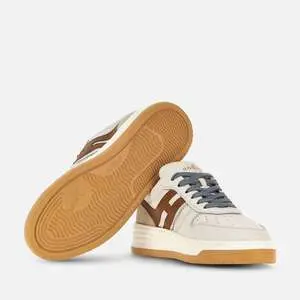 Hogan Logo Patch Lace-up Sneakers